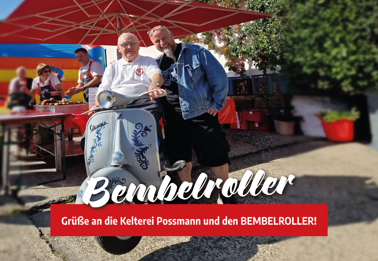 Kult trifft Tradition: Der BEMBELROLLER und die Possmann Kelterei ...